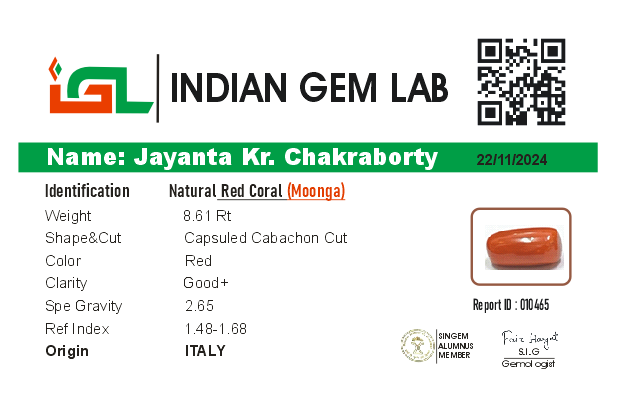 010465 - Indian Gem Lab